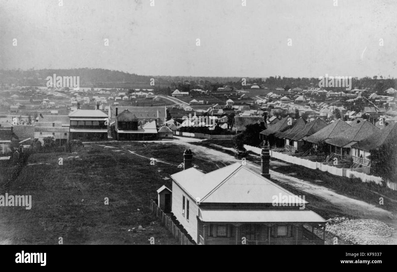 1 111252 Early view over Fortitude Valley and New Farm taken about 1882 ...