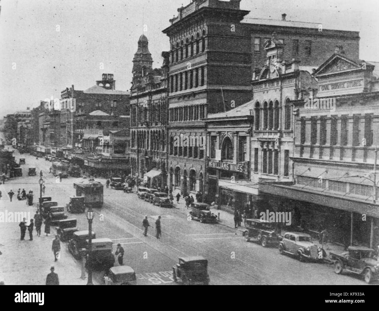Adelaide street view Black and White Stock Photos & Images - Alamy