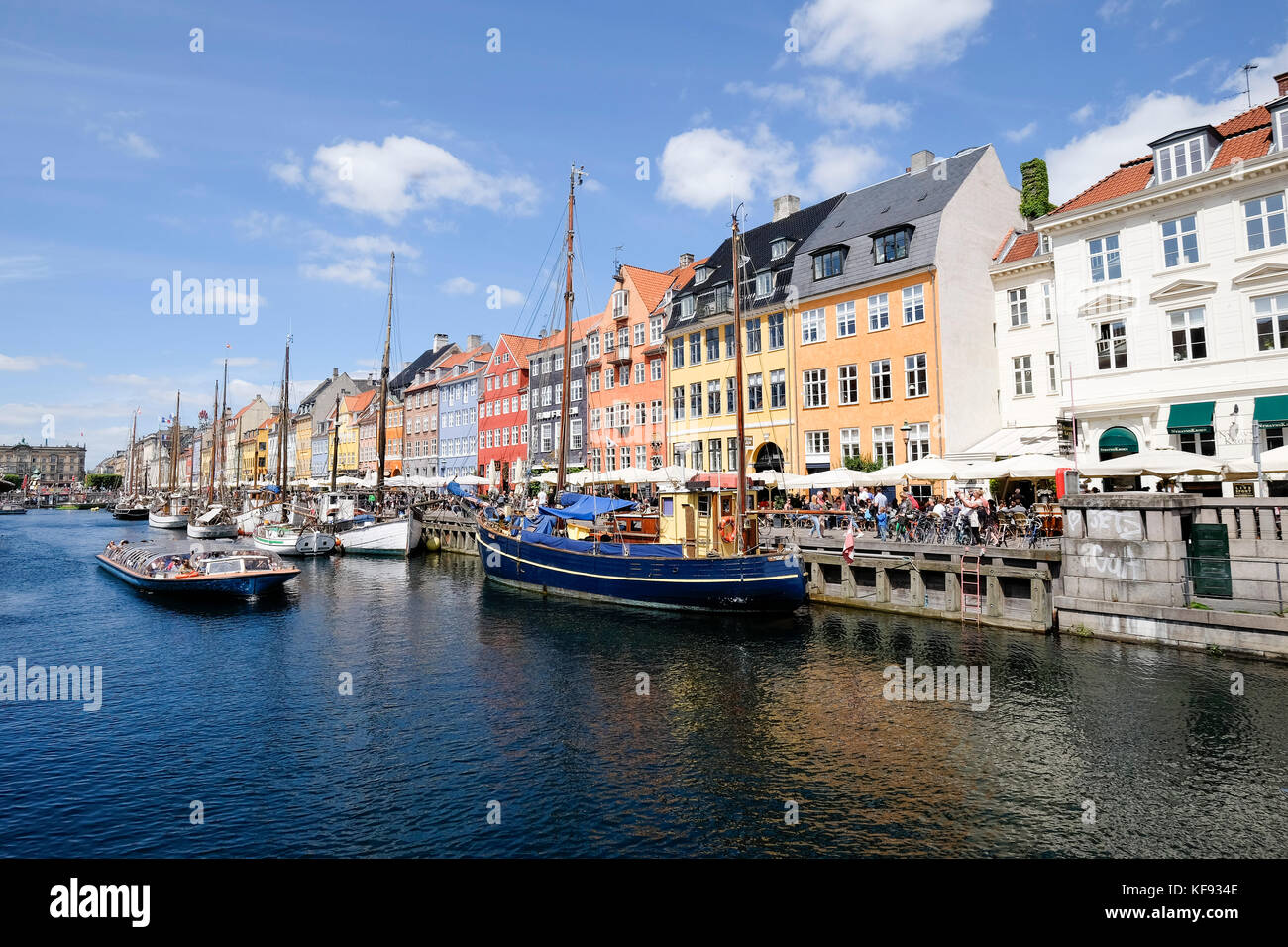 Denmark, Copenhagen, Nyhavn Canal Stock Photo - Alamy