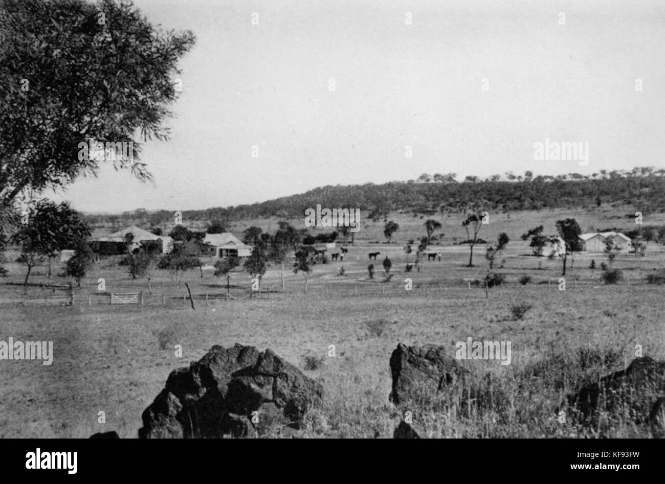This photograph from around 1913 shows a distant view of the Bexley ...