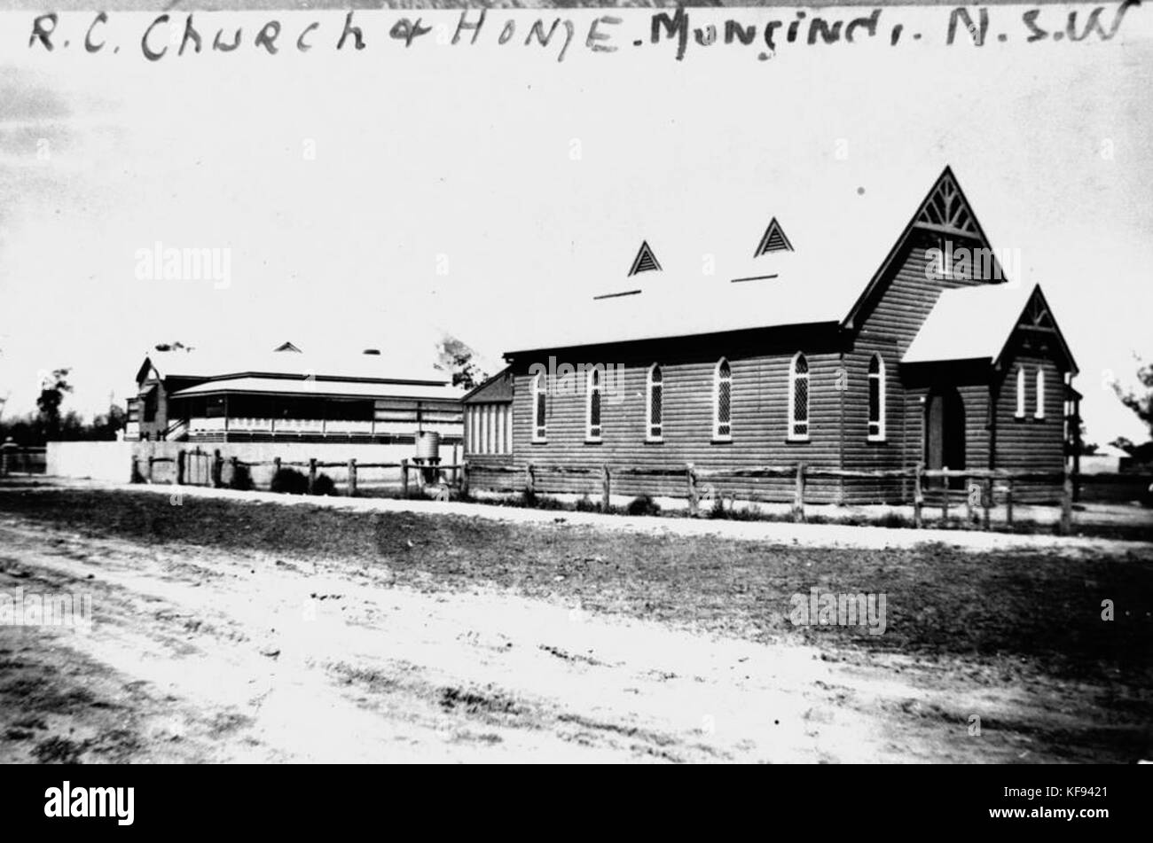 1 137369 Roman Catholic Church and Presbytery, Mungindi, ca. 1929 Stock ...