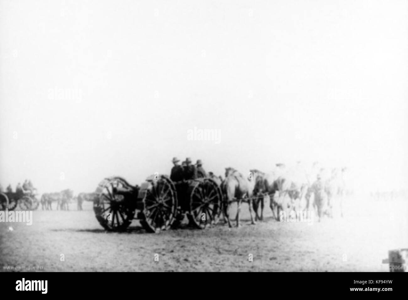 QF 4.5 inch howitzer Egypt WWI AWM C00643 Stock Photo - Alamy