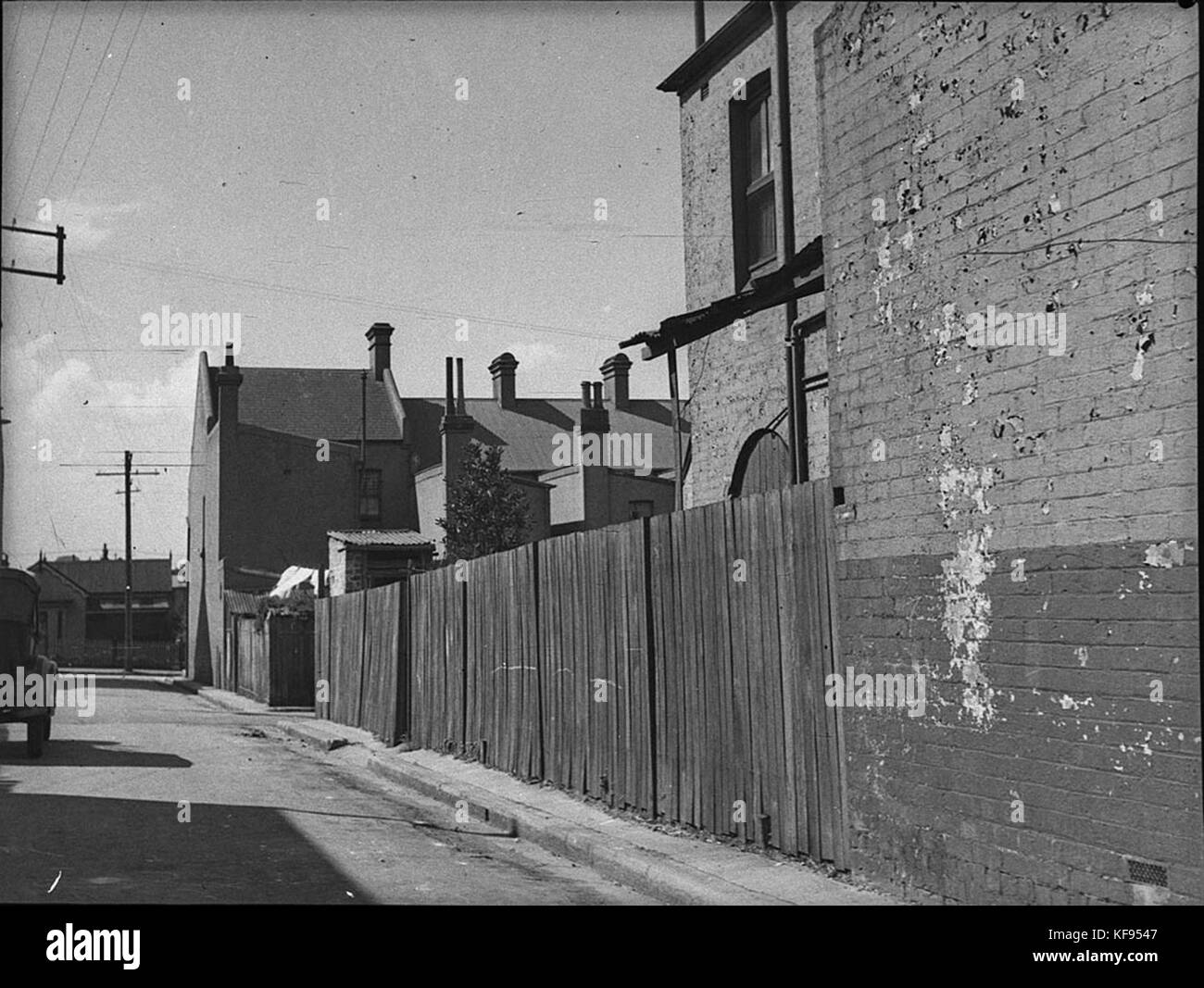 Backyard space Black and White Stock Photos & Images - Alamy