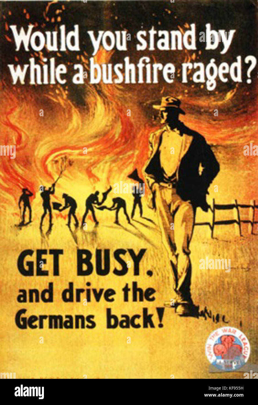 Australian WWI recruiting poster Stock Photo - Alamy