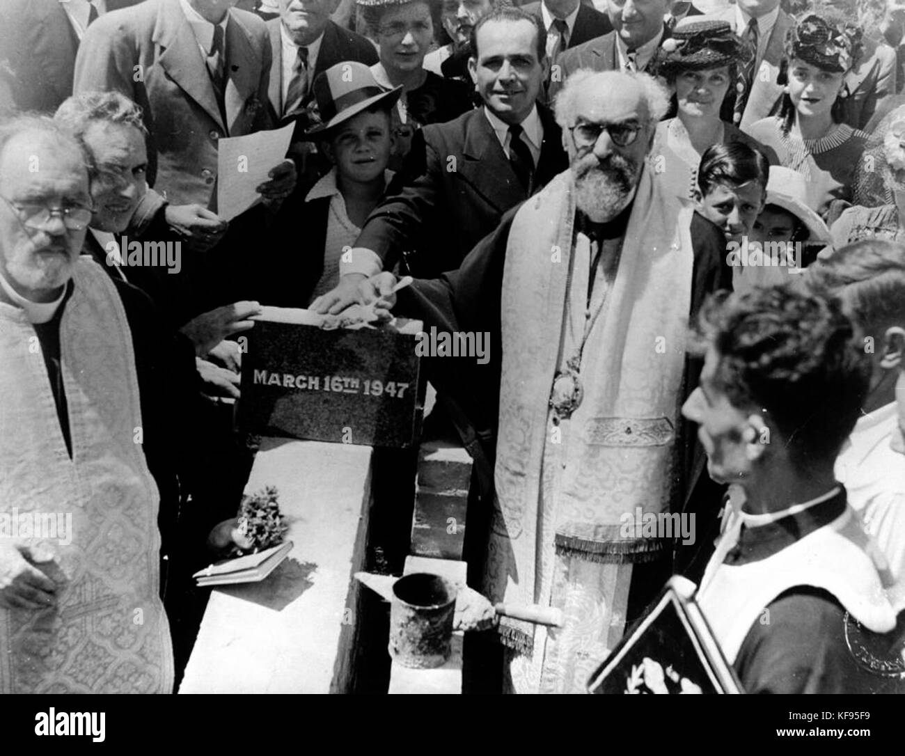 1 107404 Laying of foundation stone for St.Theodore's Greek Orthodox ...