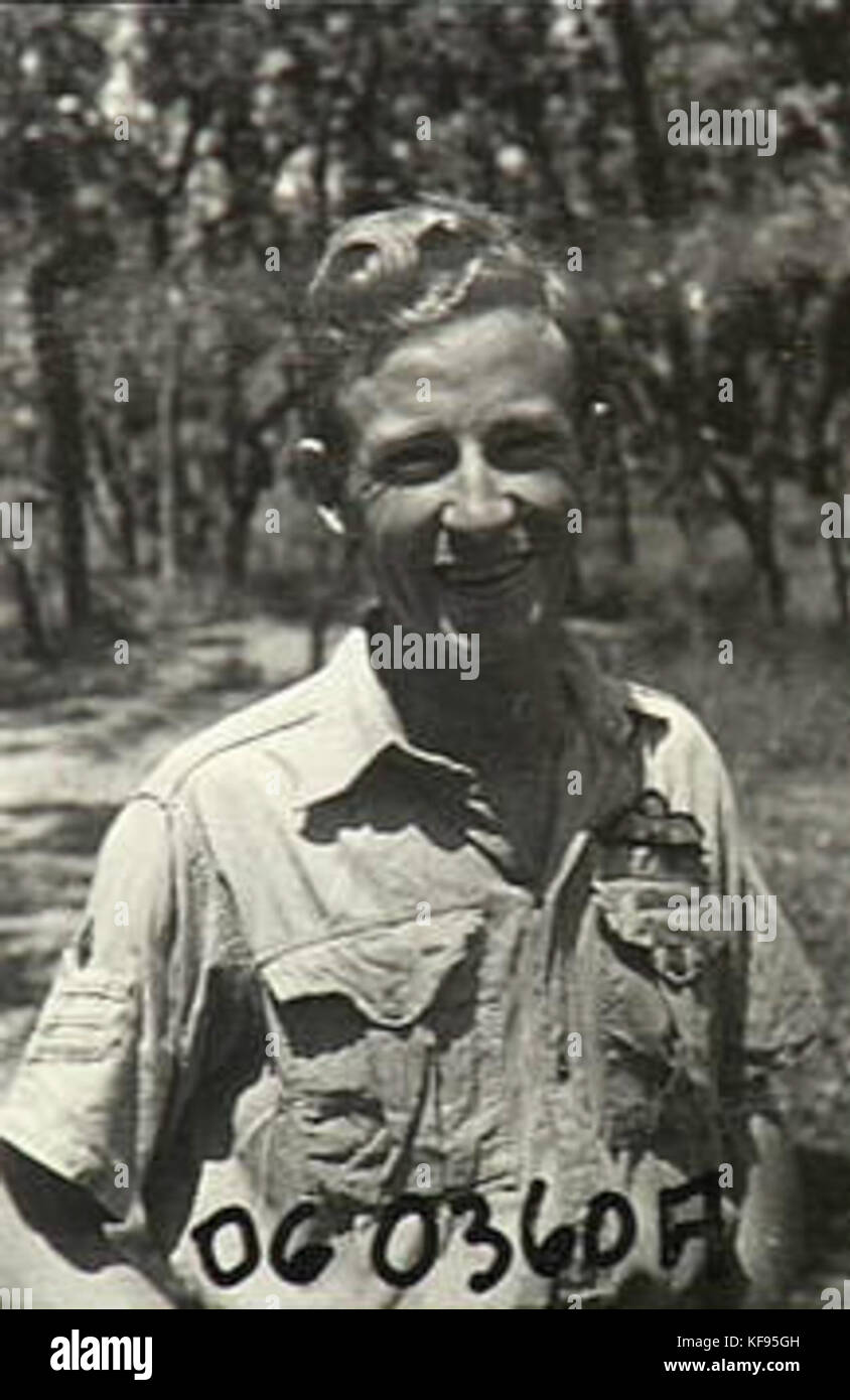 Flight Sergeant Warren of 31 Squadron RAAF Aug 1943 AWM OG0360A Stock ...