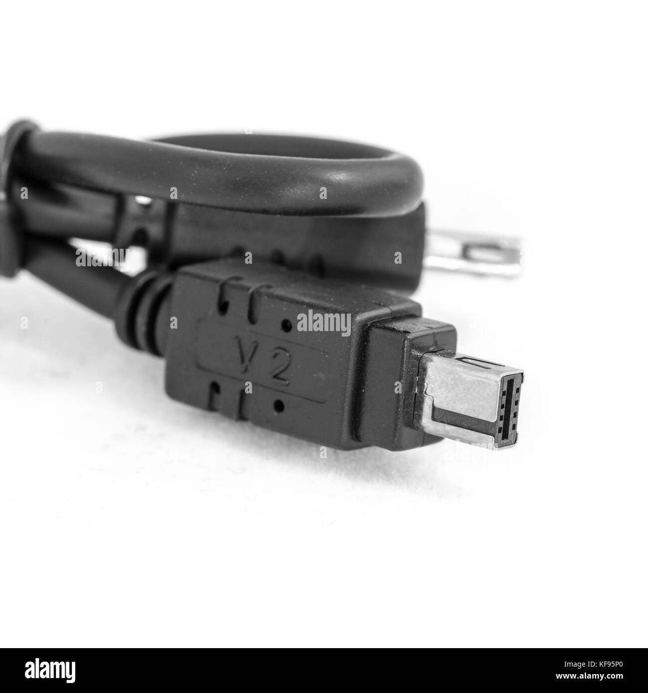 A macro shot of a connector cable Stock Photo - Alamy