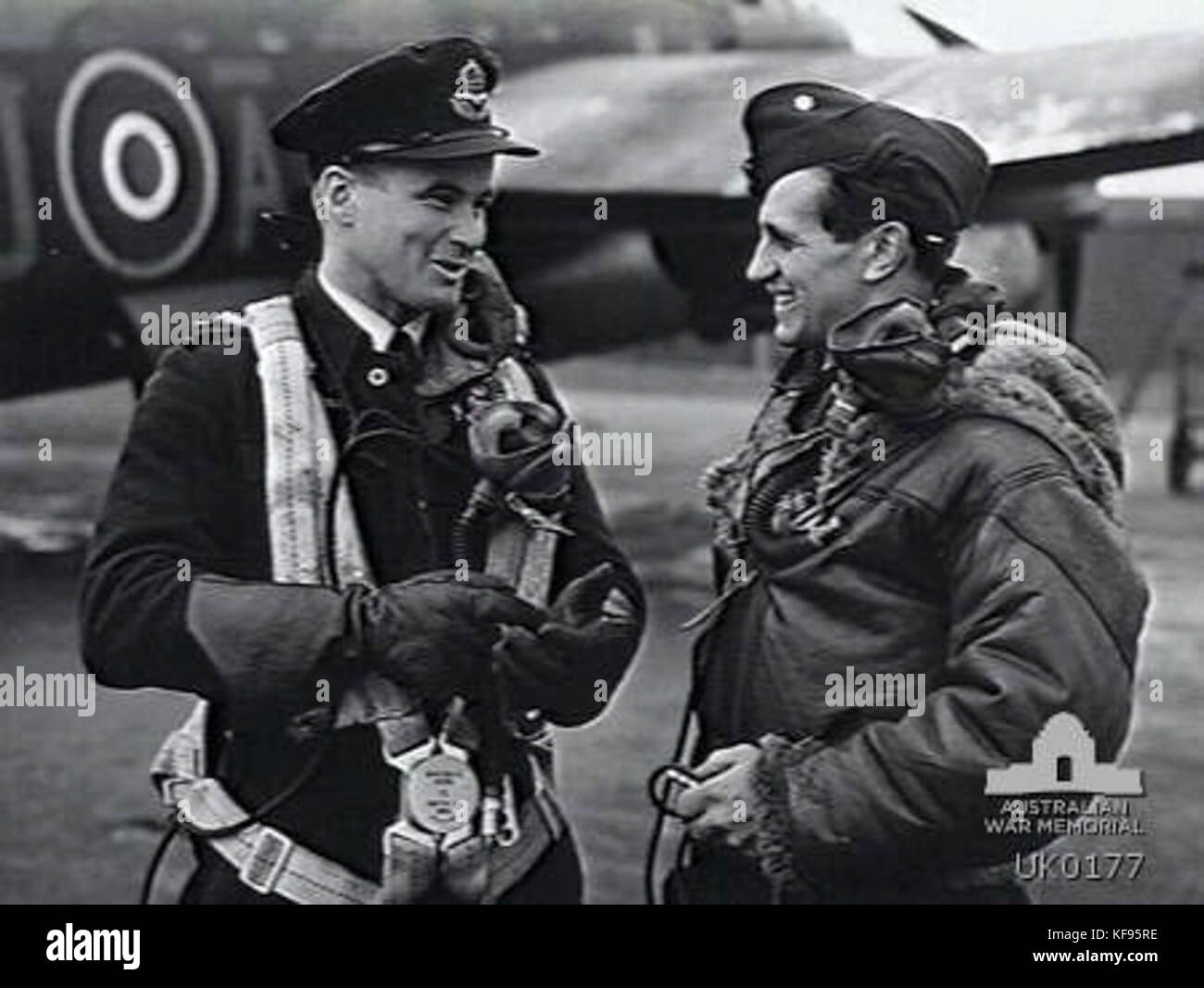 Flying Officer Sullivan and Flight Sergeant Wilmot of 467 Squadron RAAF ...