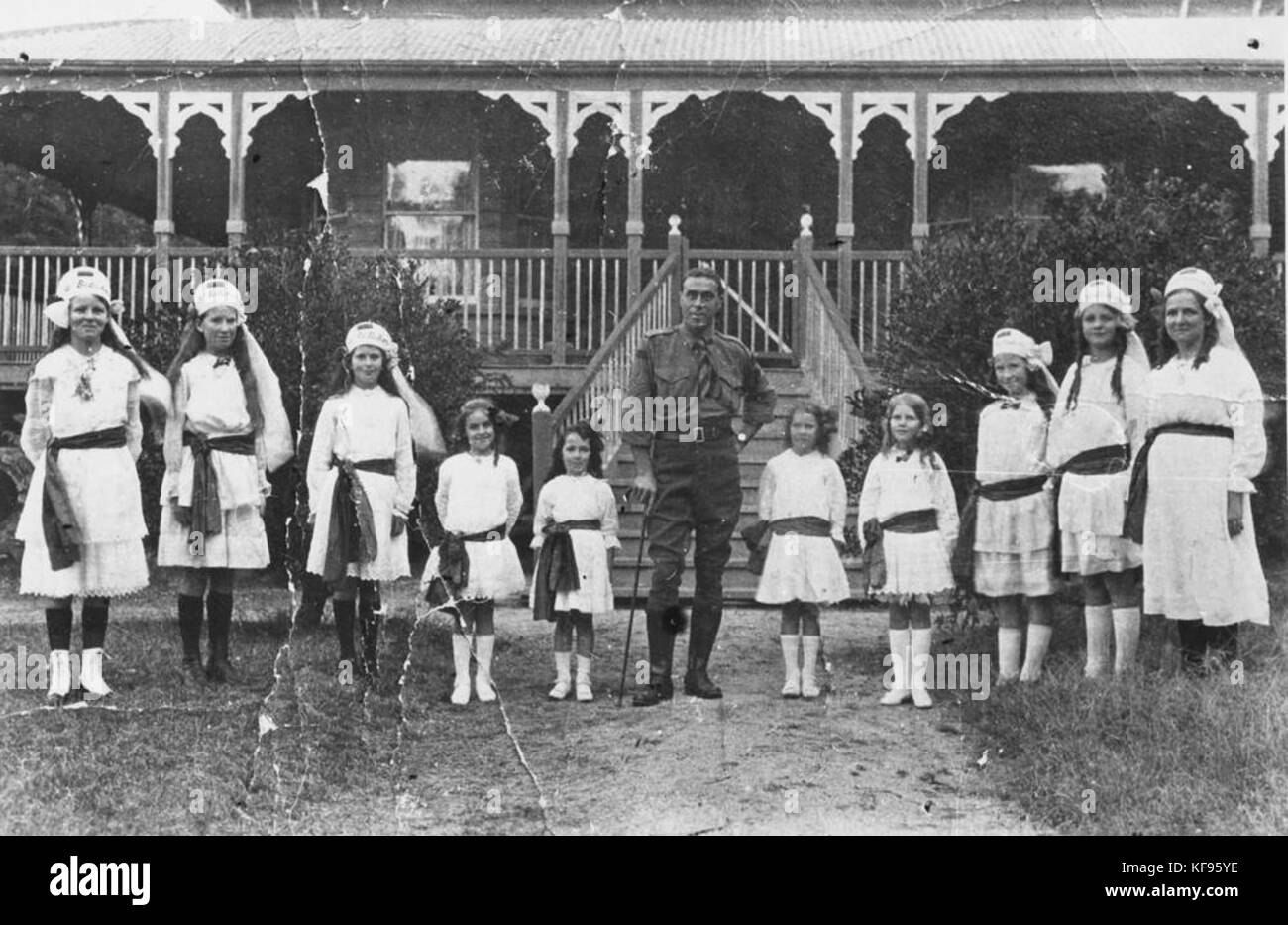 1 111132 Portrait of the Charters Towers Junior Red Cross Group, ca ...
