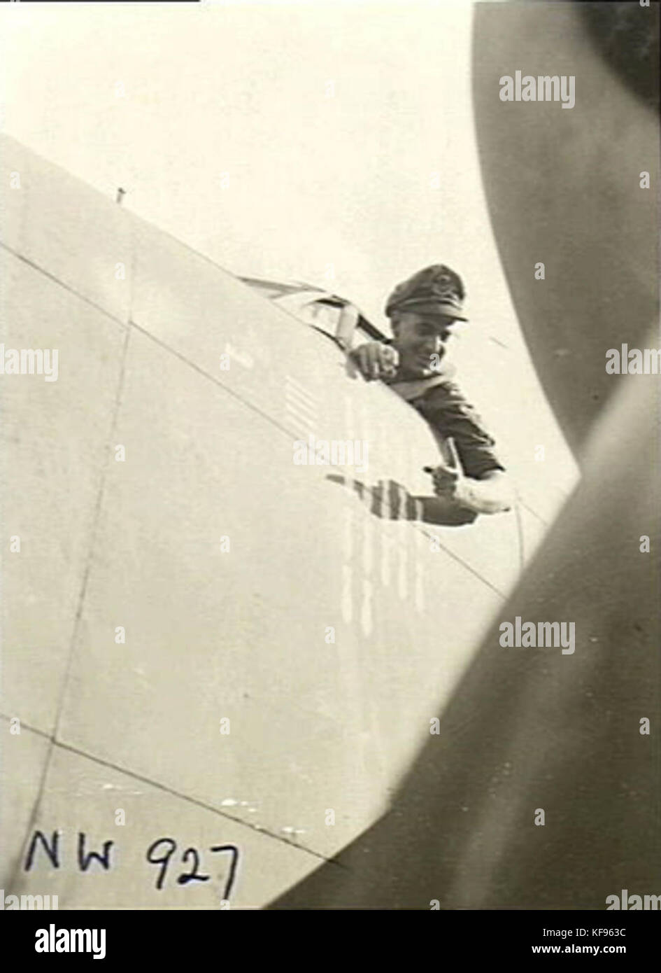 Flight Lieutent Kennedy of 13 Squadron RAAF Jun 1945 AWM NWA0927 Stock ...