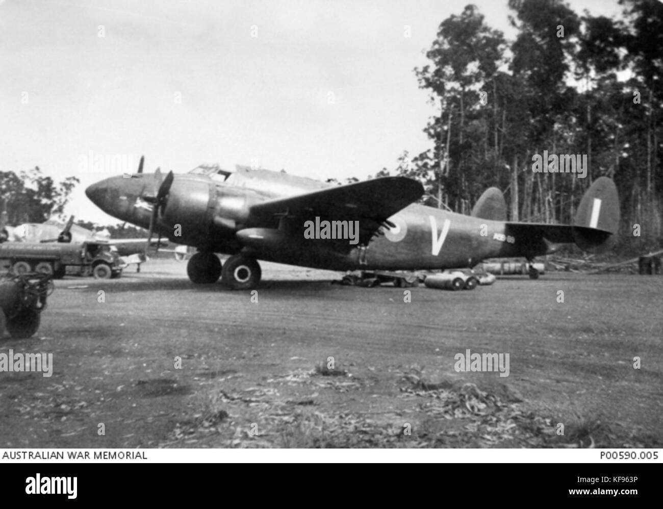13 Squadron RAAF Ventura Gove 1944 AWM P00590.005 Stock Photo - Alamy