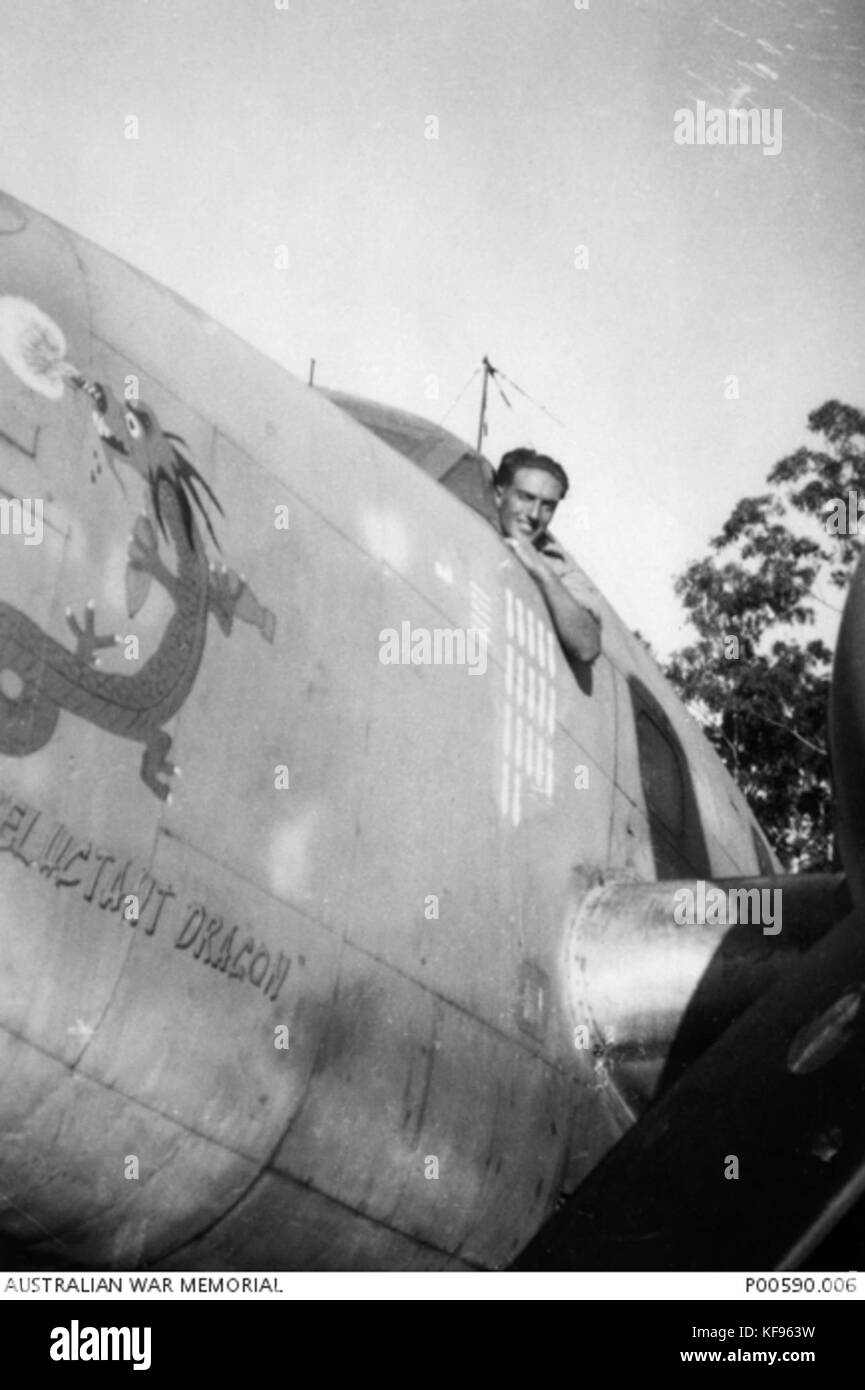 13 Squadron RAAF Ventura Labuan 1945 AWM P00590.006 Stock Photo - Alamy