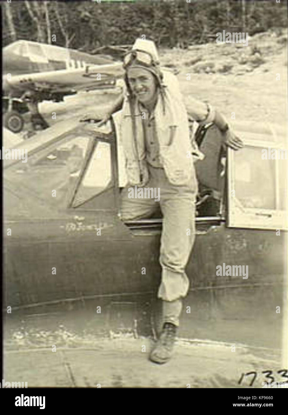Flight Sergeant Hart of 78 Squadron RAAF New Guinea Oct 1944 AWM OG1733 ...