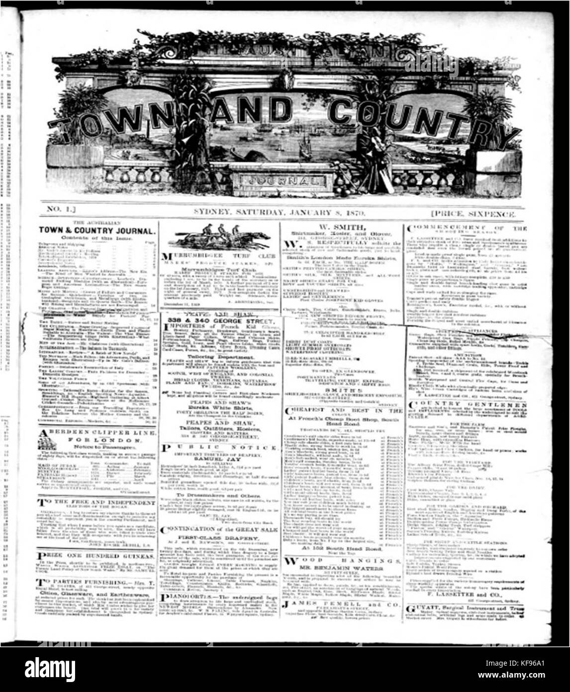 Town and country magazine Black and White Stock Photos & Images - Alamy