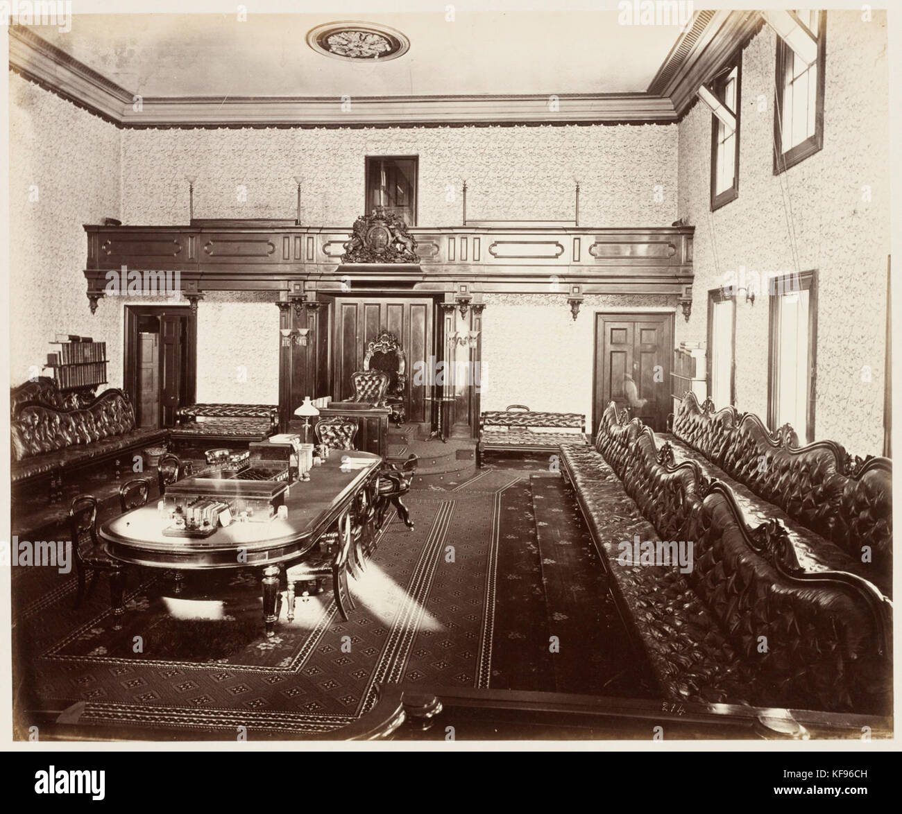 479508 5 Legislative Council Chamber Interior SH 553 Stock Photo - Alamy