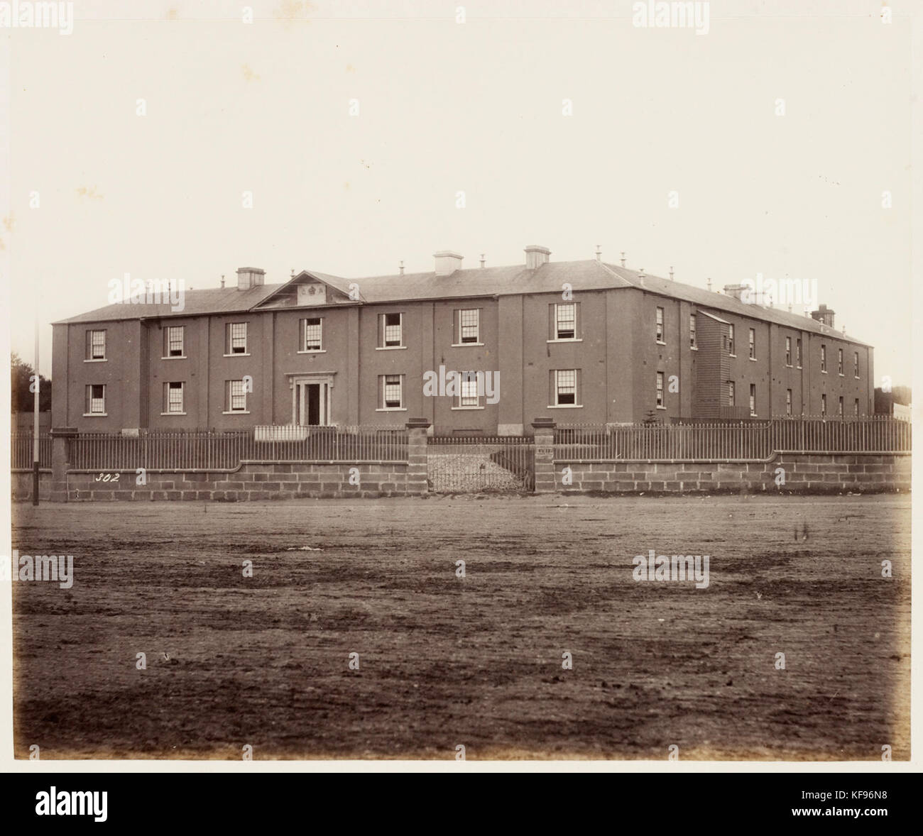 An image of the Benevolent Asylum, a historical institution designed to ...