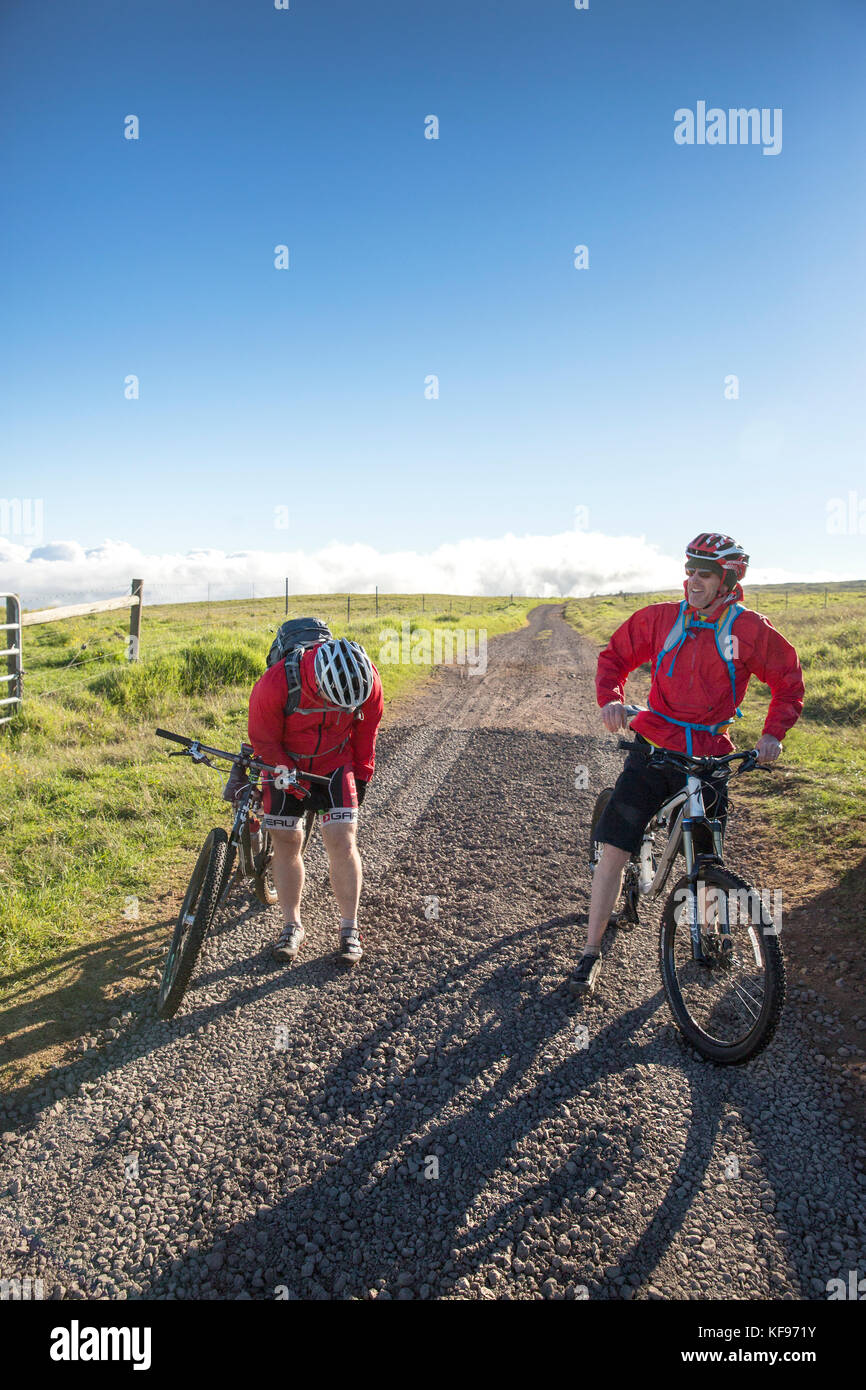 USA, Hawaii, The Big Island, journalist Daniel Duane and chef Seamus ...