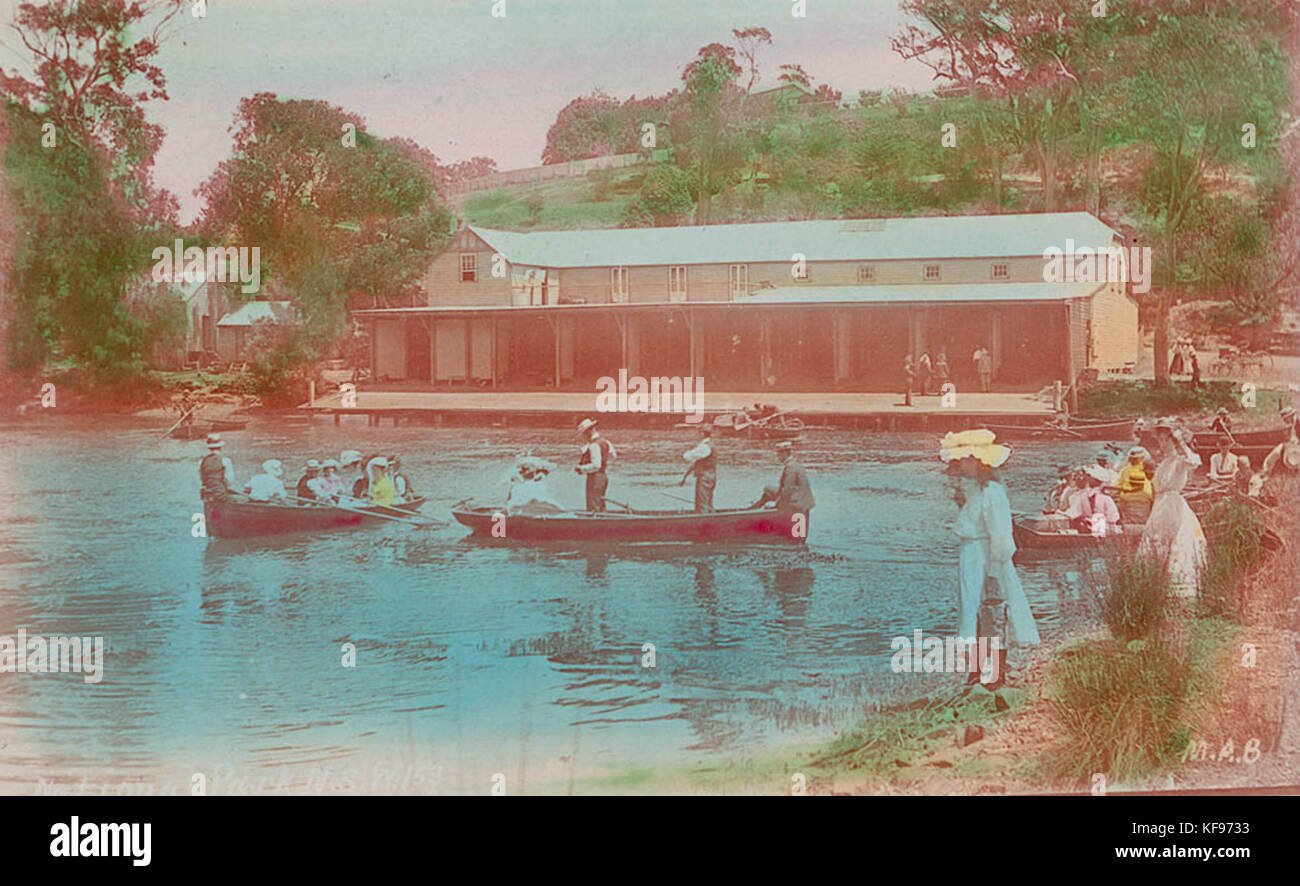 A boating scene captured in National Park, New South Wales, Australia ...