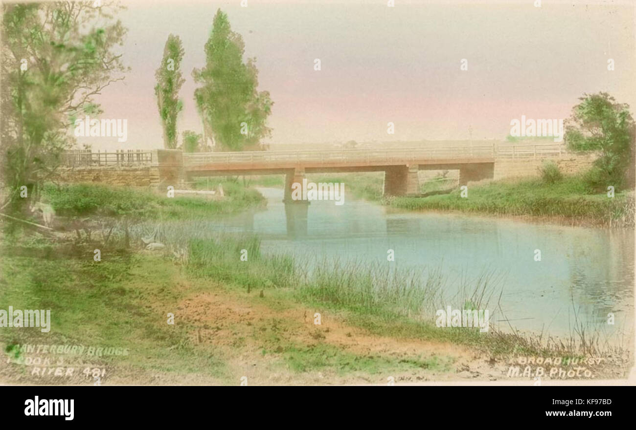 796190 Canterbury Bridge Cooks River Stock Photo - Alamy