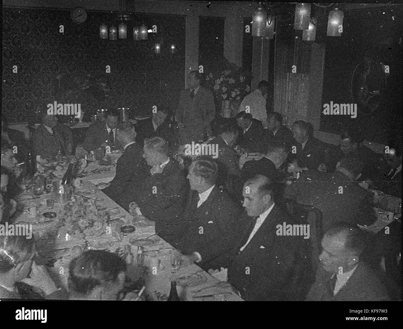 29392 21 Club Dinner Ushers Hotel Stock Photo - Alamy