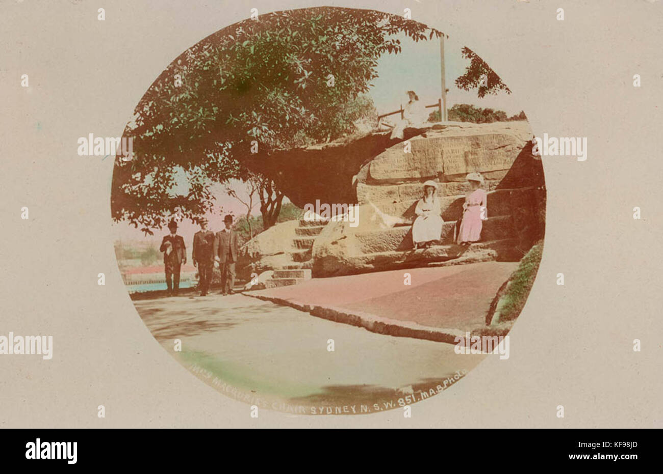 Mrs. Macquarie's Chair in Sydney is a historic landmark located in the ...