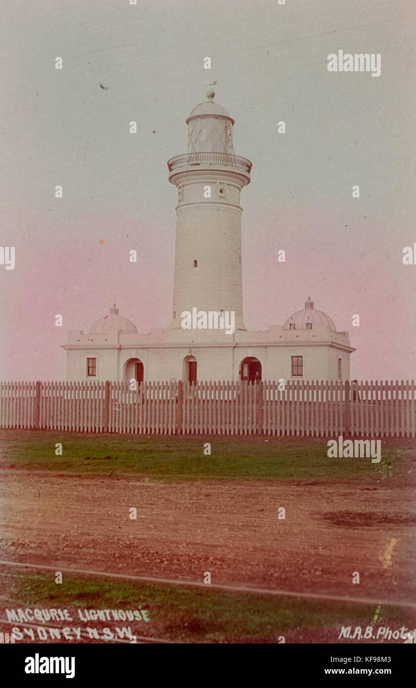 Macquarie Lighthouse, located on the South Head of Sydney Harbour, is ...