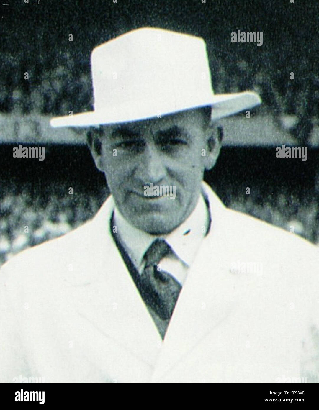 Roy Allen VFL goal umpire Stock Photo - Alamy