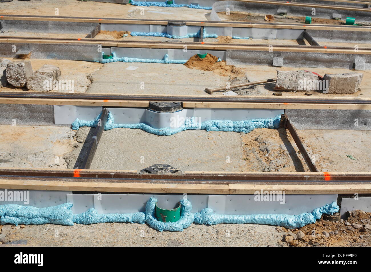streetcar rail tracks Stock Photo - Alamy