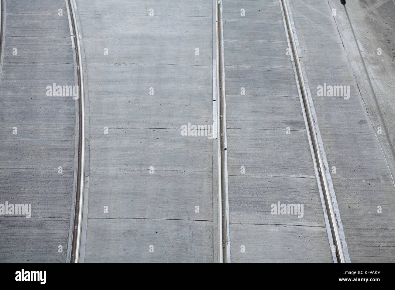 streetcar rail tracks Stock Photo - Alamy