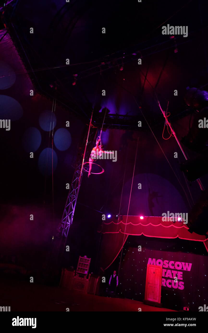 circus sway pole trapeze artist Stock Photo - Alamy