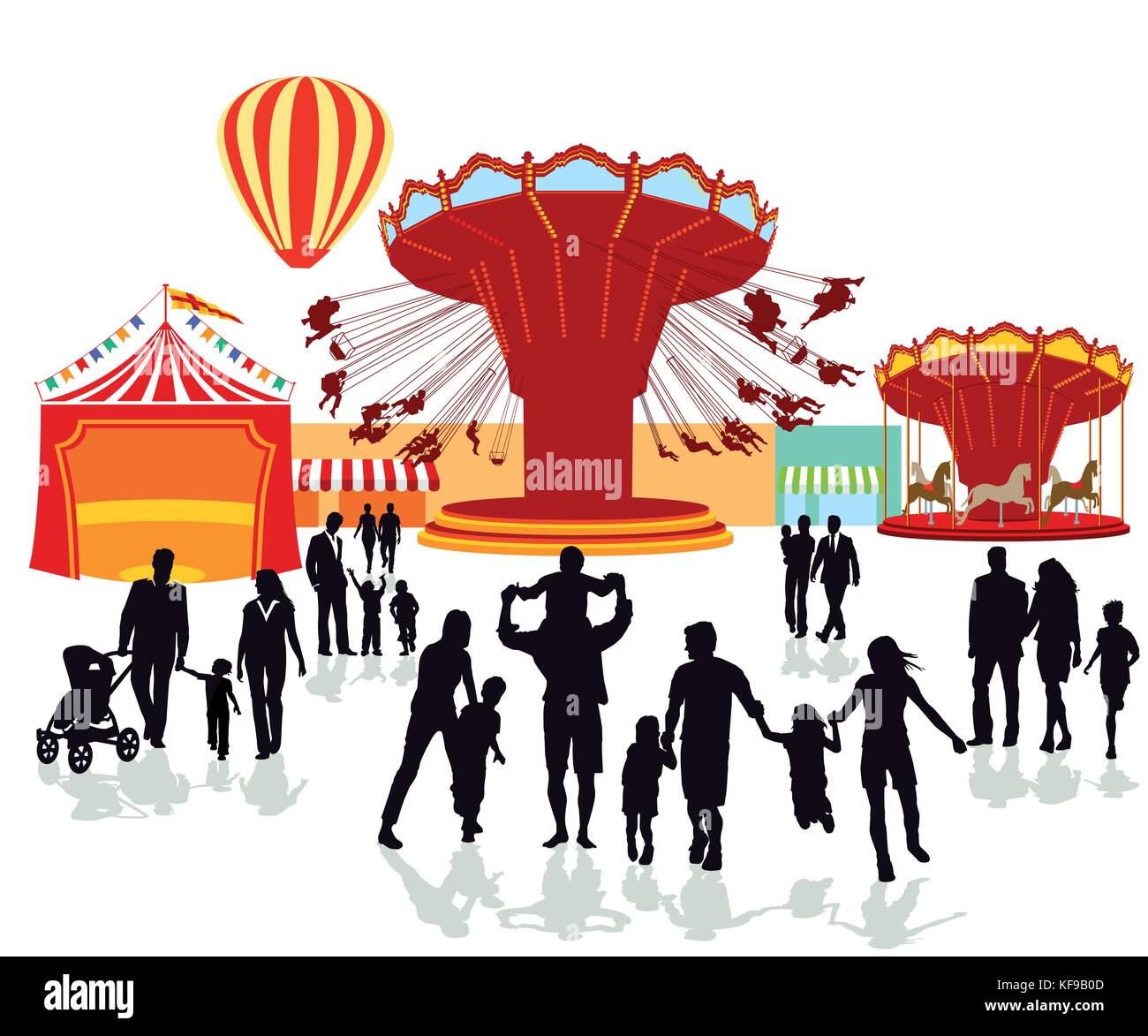 Fairground family hi-res stock photography and images - Alamy