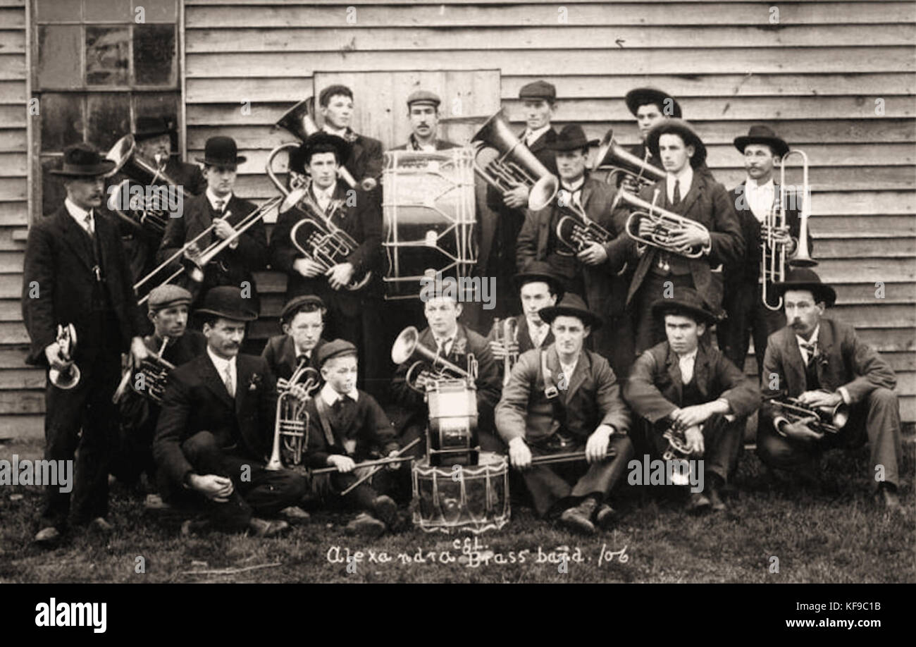 Australia Alexandra Brass Band, 1906 Stock Photo - Alamy