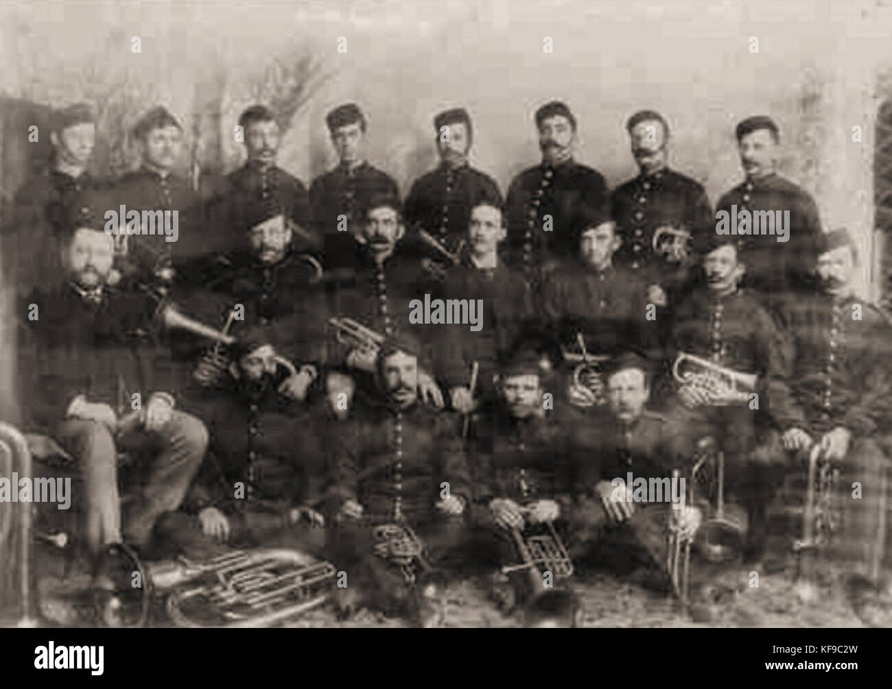Australia Locomotive Band, 1889 Stock Photo - Alamy