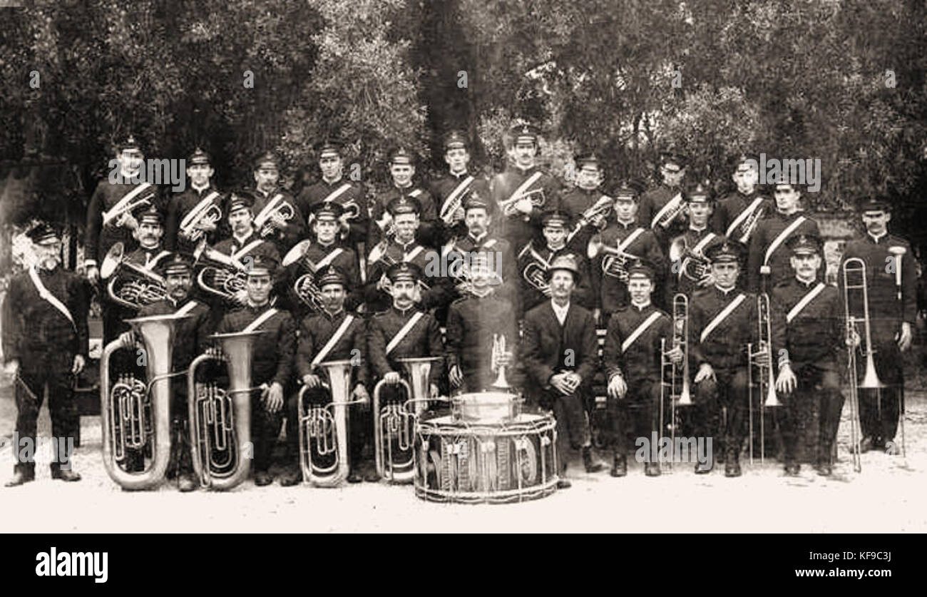 Australia Norwood Mission Band, 1919 Stock Photo - Alamy