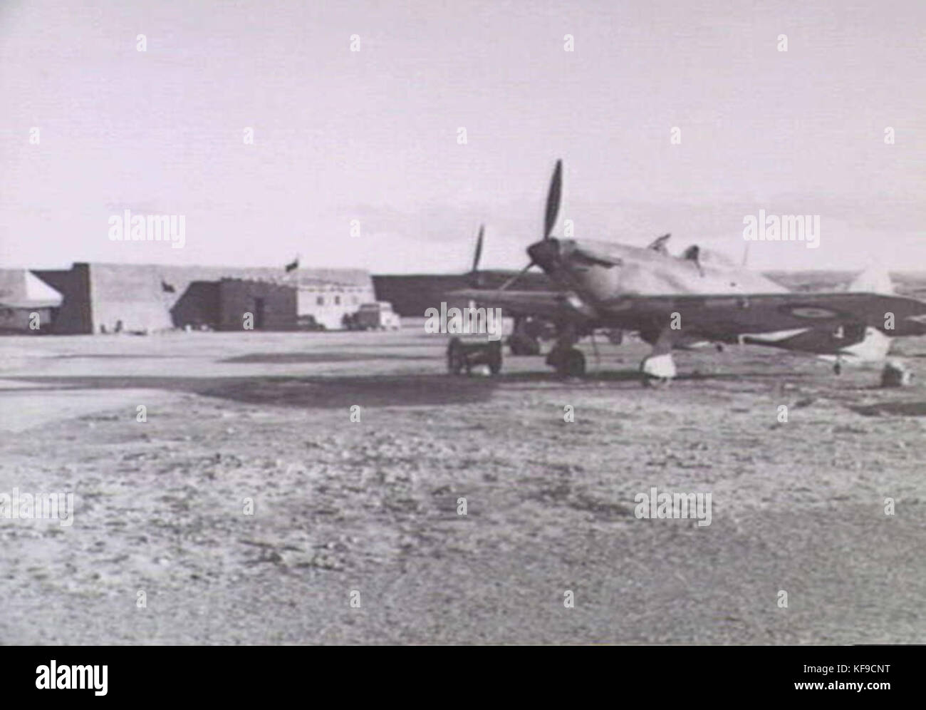 451 Squadron RAAF Hurricane Cyprus 1942 AWM P00869.023 Stock Photo - Alamy