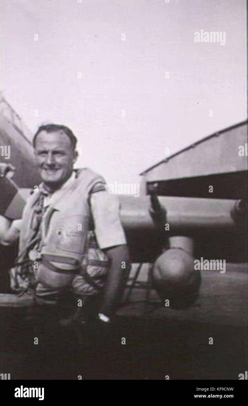 Flying Officer Terry of 451 Squadron RAAF Egypt 1943 AWM P00869.042 ...
