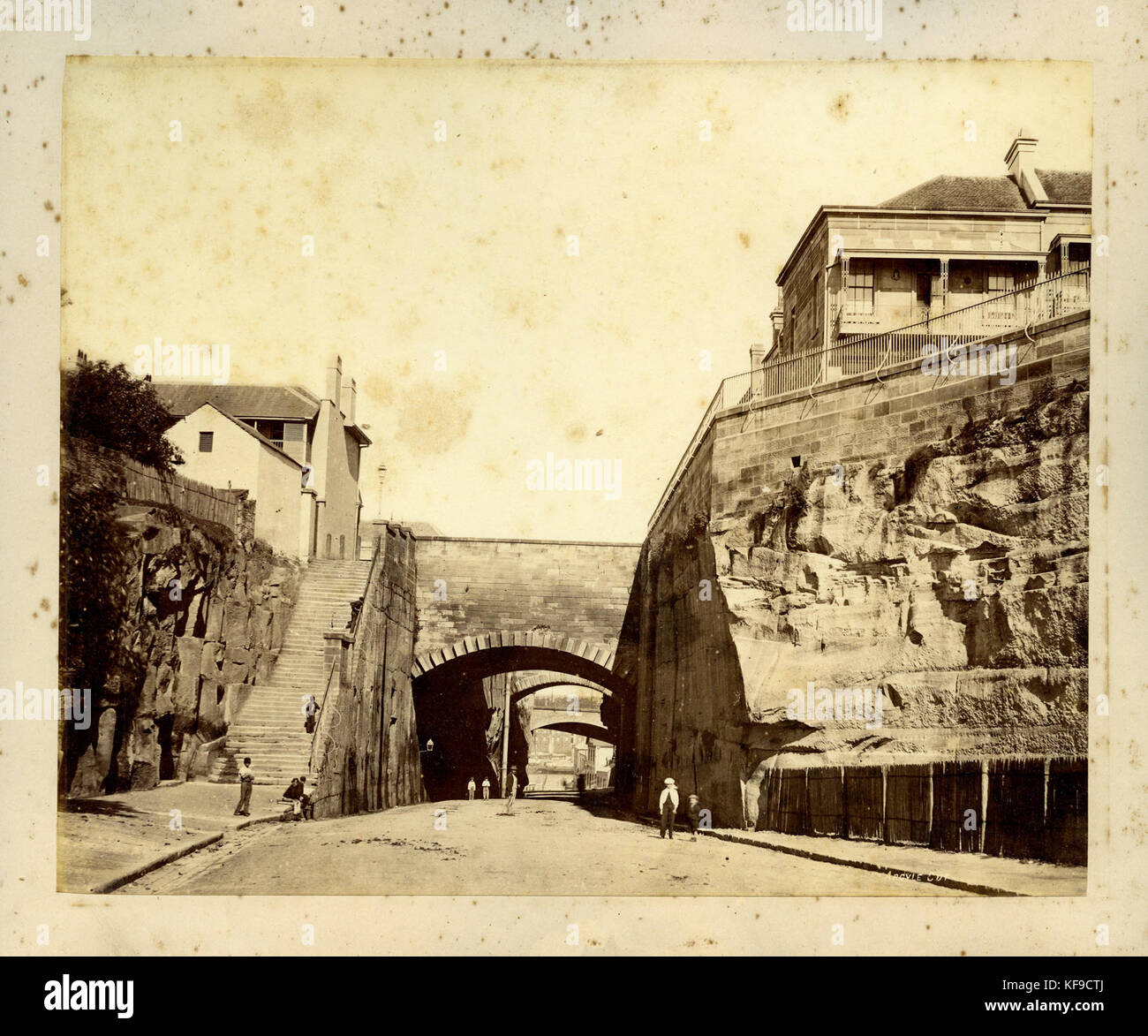 Argyle Cutting, The Rocks, Sydney Stock Photo - Alamy
