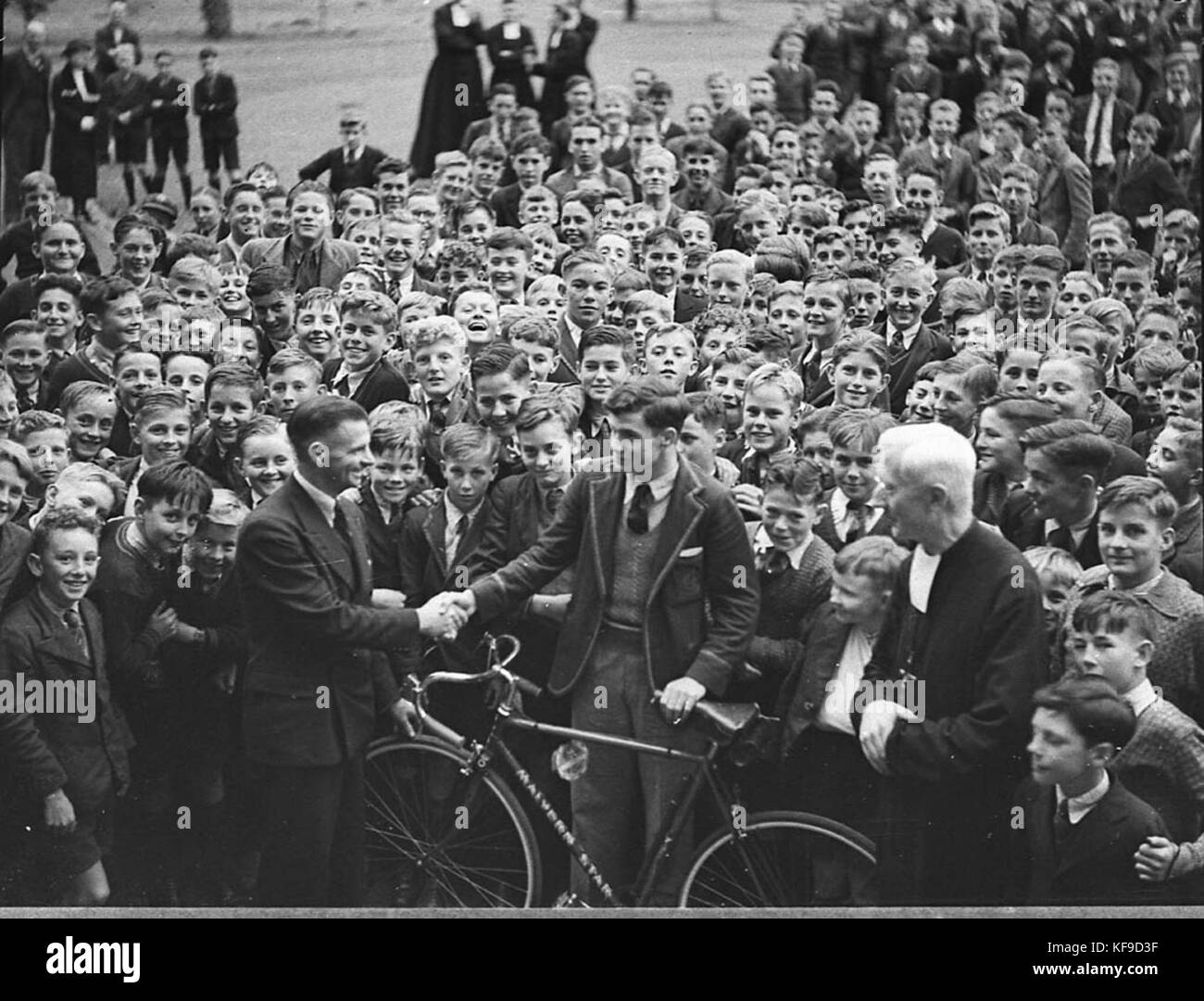 23406 Oppy Hubert Opperman at St Josephs College taken for Bruce Small ...