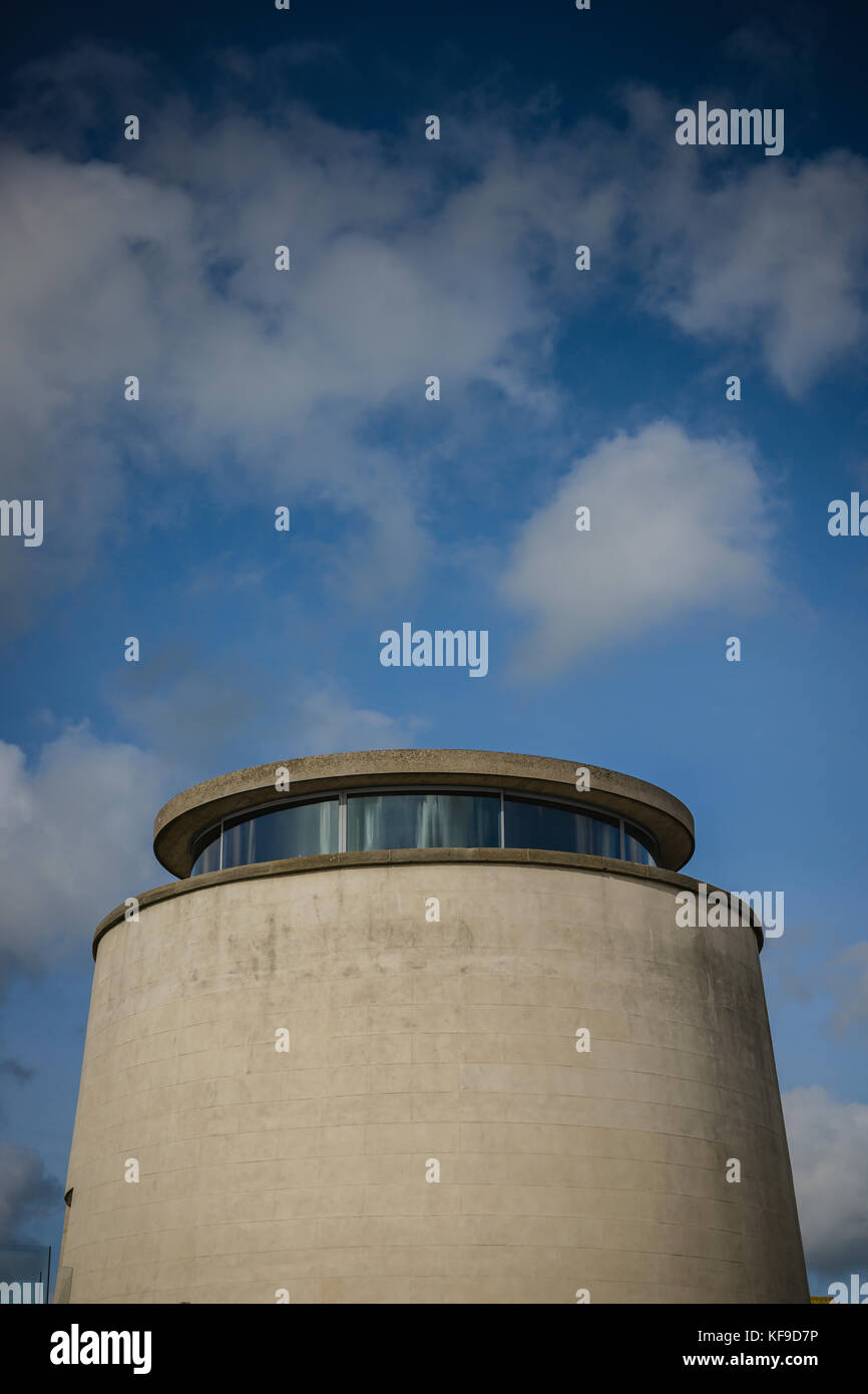 Converted Martello Tower at Norman's Bay, UK Stock Photo - Alamy