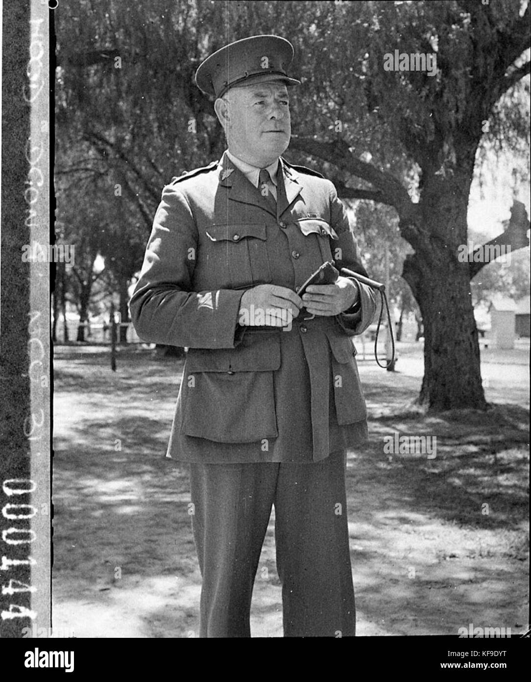 88235 Army Service Corps officer at Liverpool Camp Stock Photo - Alamy