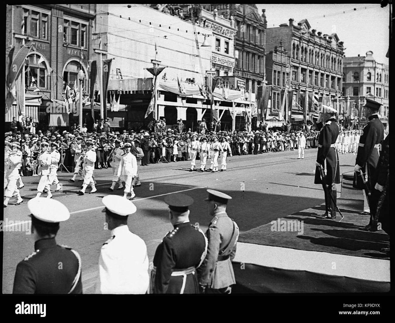 Army vehicles parade Black and White Stock Photos & Images - Alamy