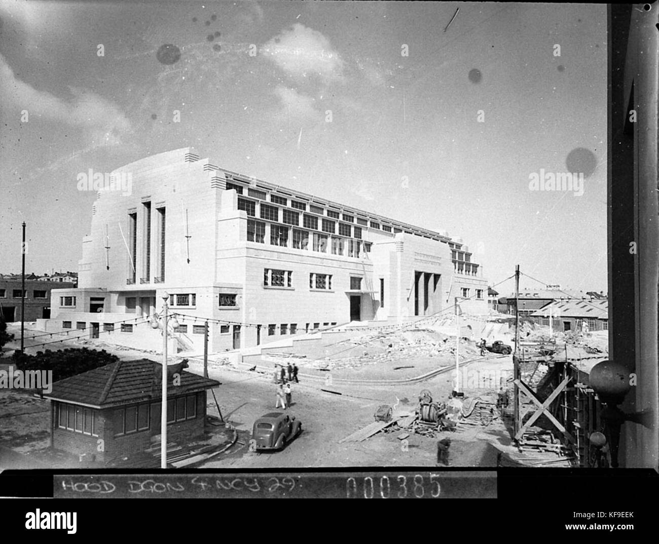 11436 Building the Commemorative Pavilion at the Showground Stock Photo ...