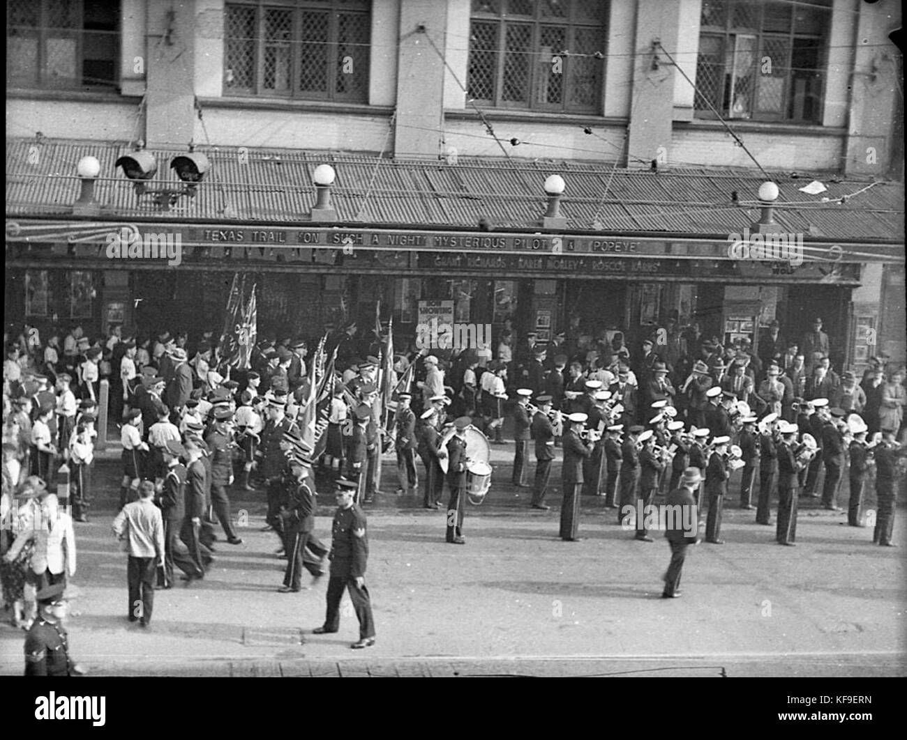 23526 Civic Theatre queue taken for Columbia Pictures Ltd Stock Photo ...