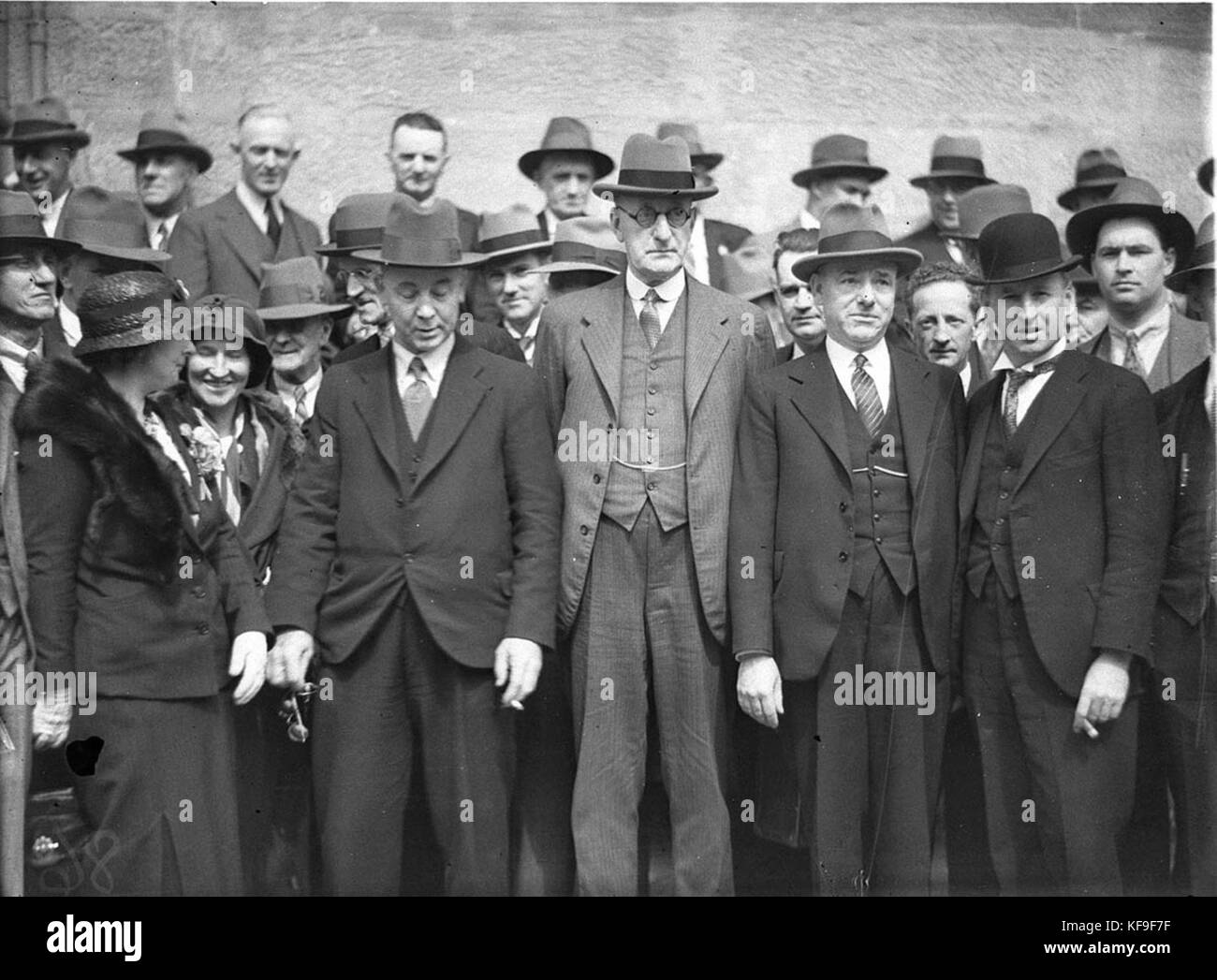 42776 Declaration of the poll Mr Beasley Reginald Weaver in the centre ...