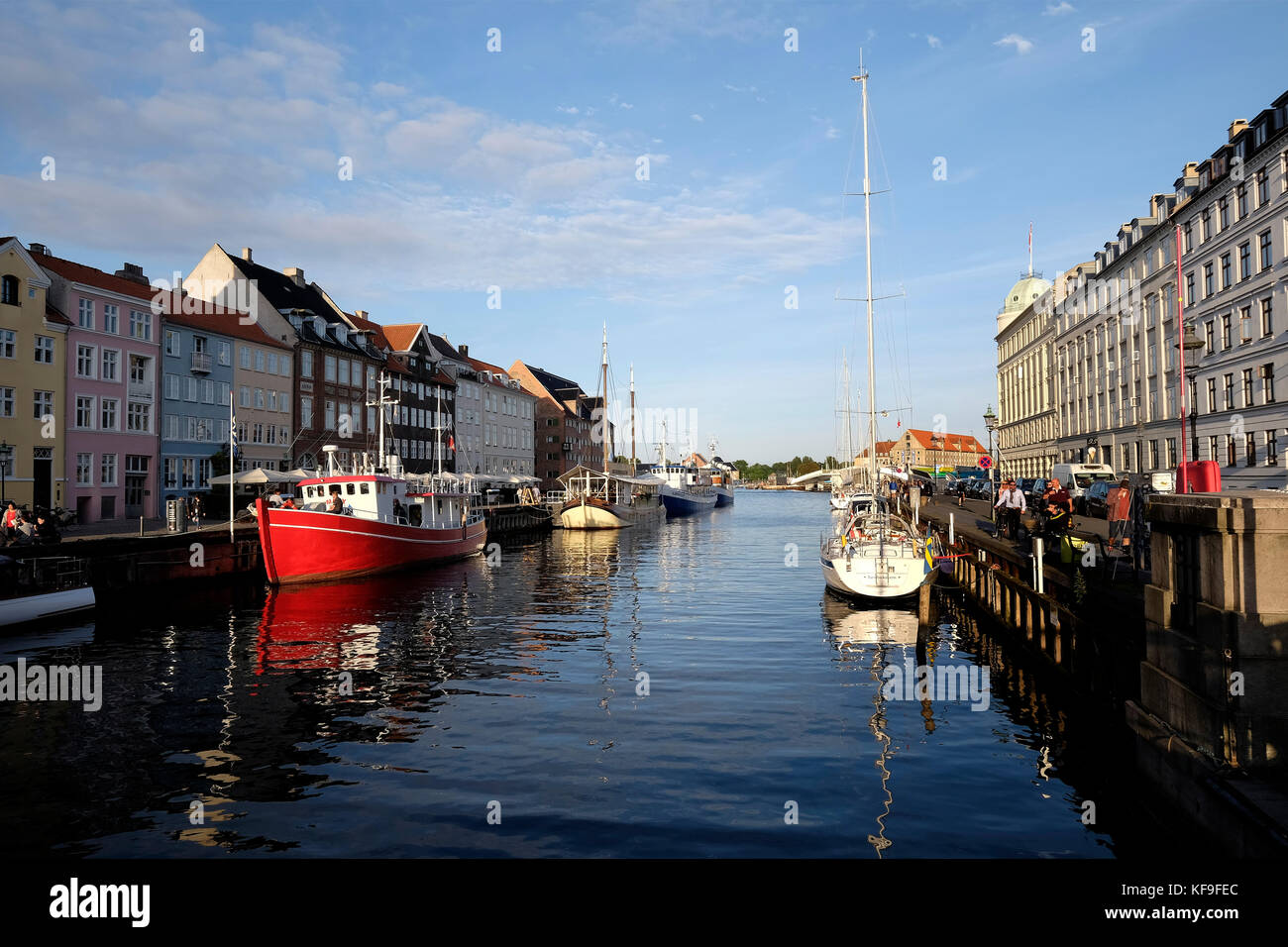Denmark, Copenhagen, Nyhavn Canal Stock Photo - Alamy