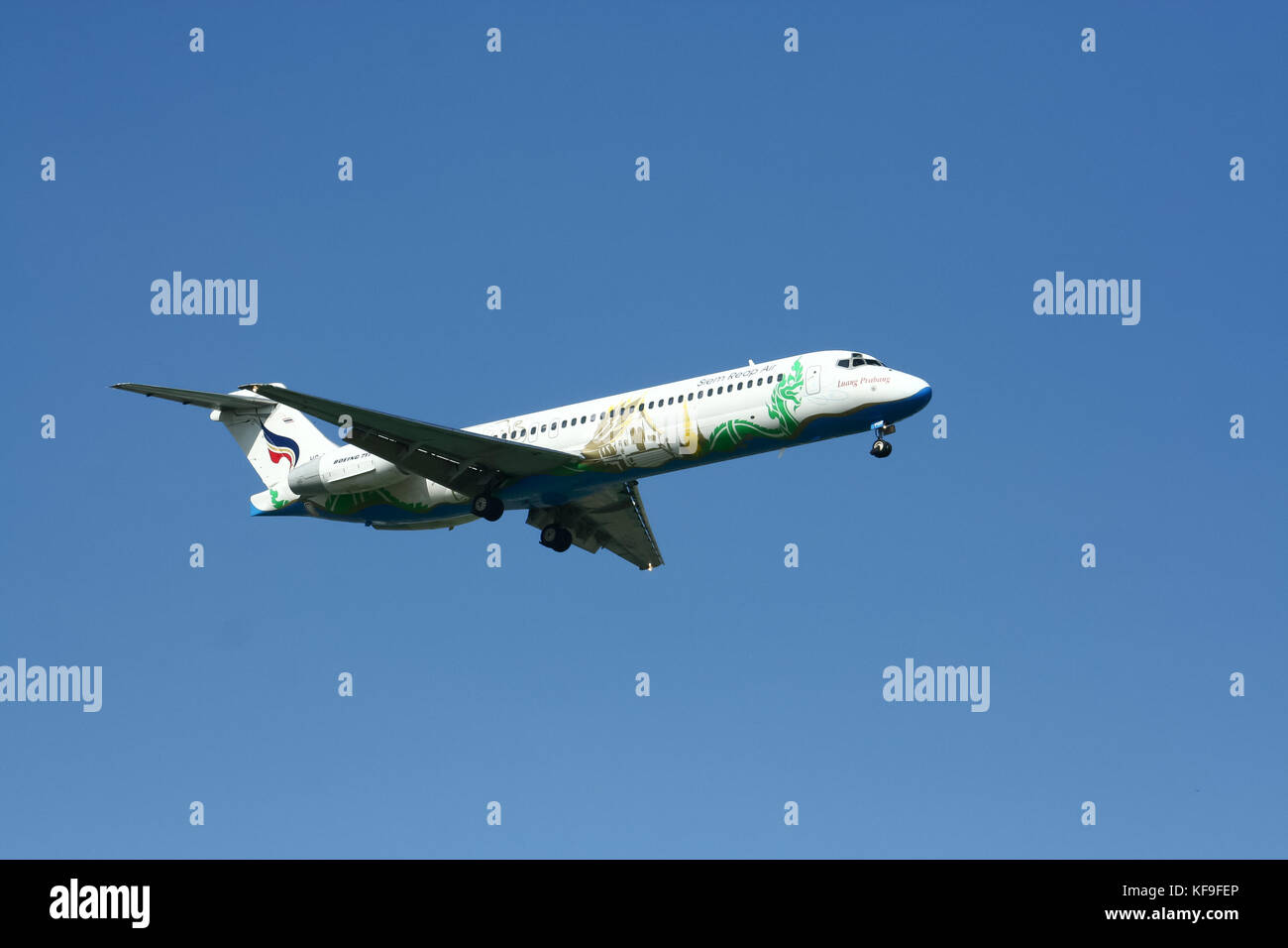 CHIANGMAI, THAILAND - MAY 2 2008: HS-PGR Boeing 717-200 of Siem peap ...