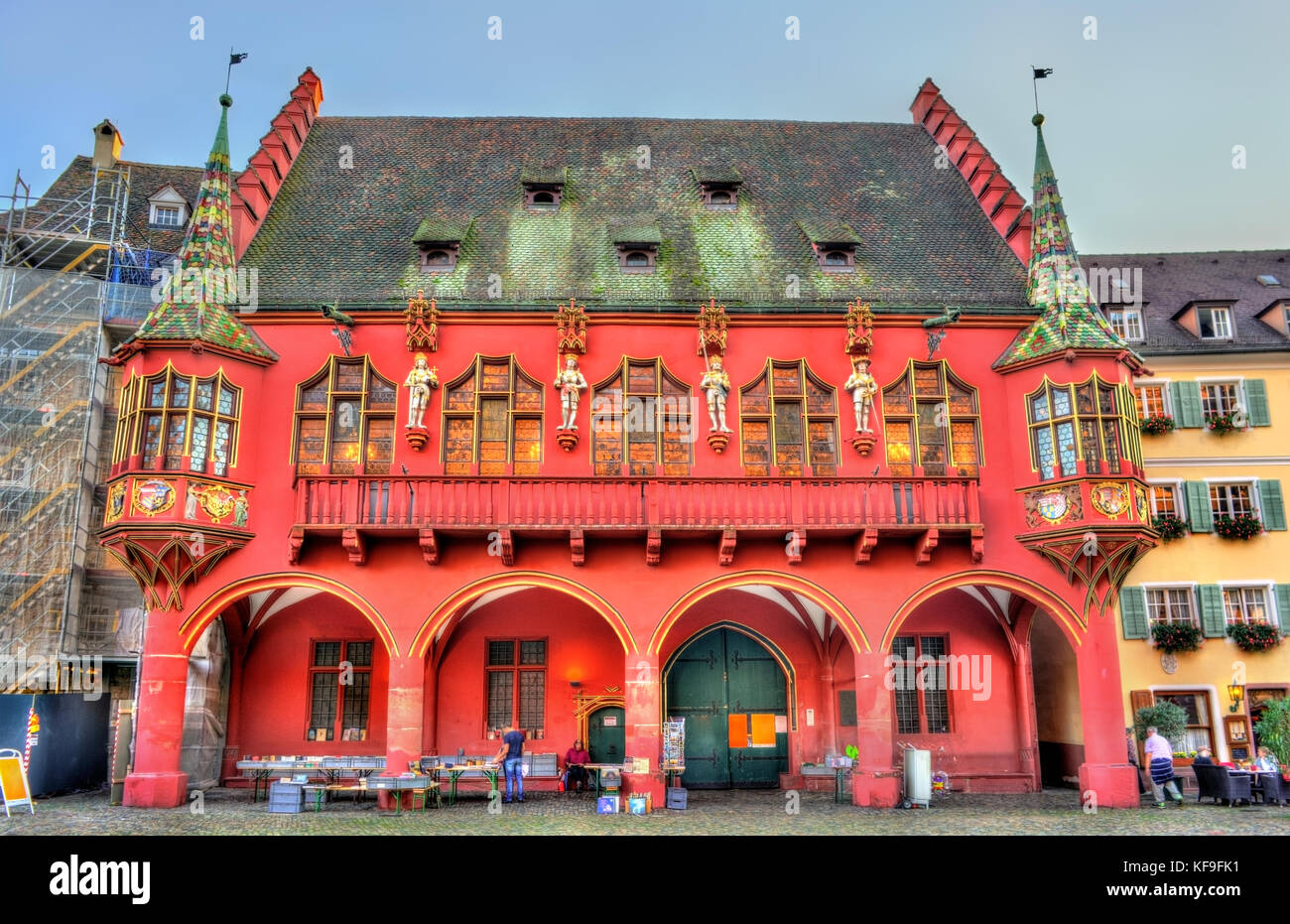 The Historical Merchants Hall on the Minster Square in Freiburg im ...