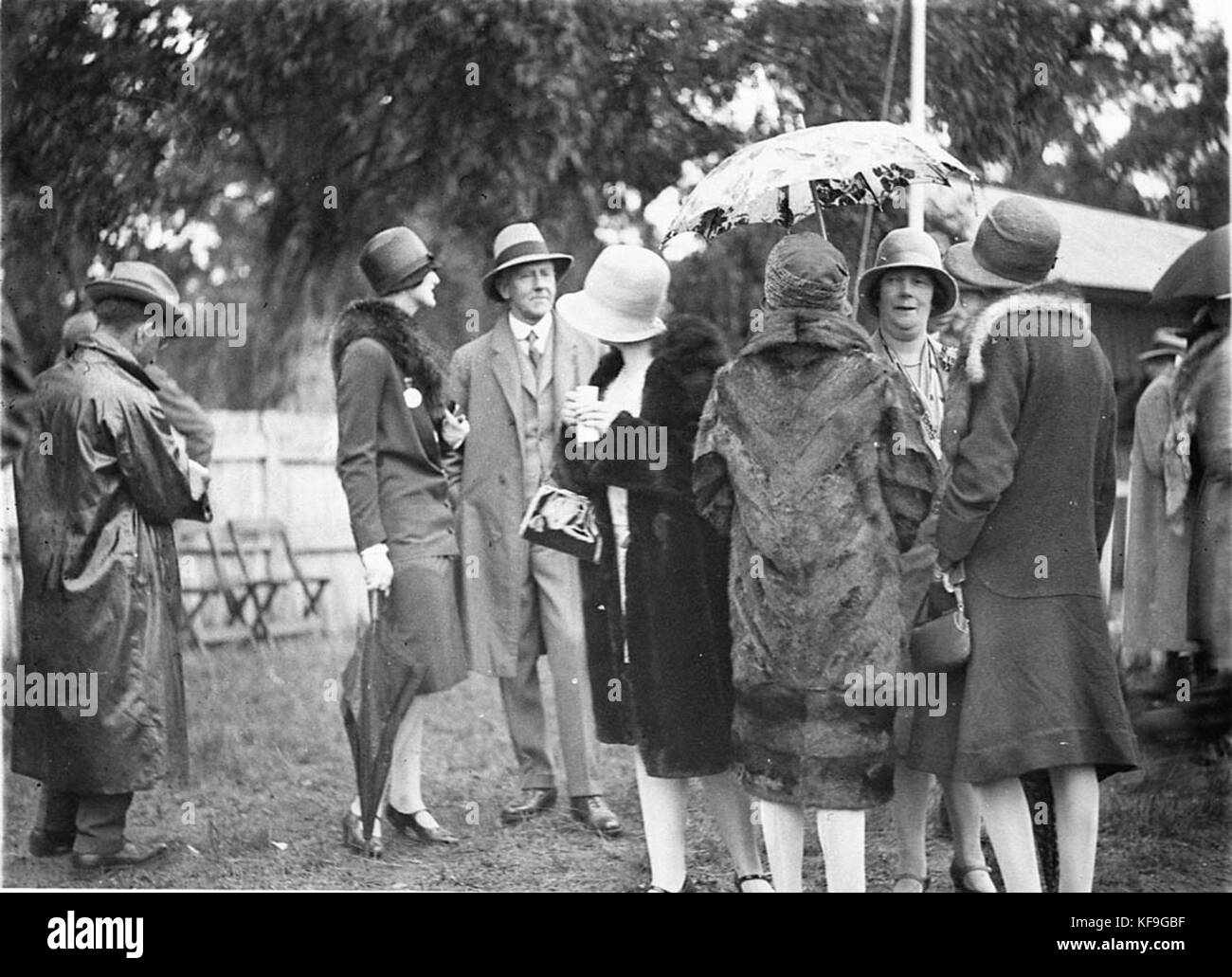 Vintage fur coats Black and White Stock Photos & Images - Alamy