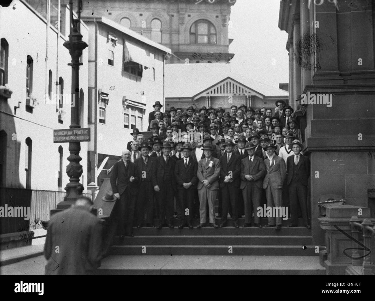 Town hall steps Black and White Stock Photos & Images - Alamy