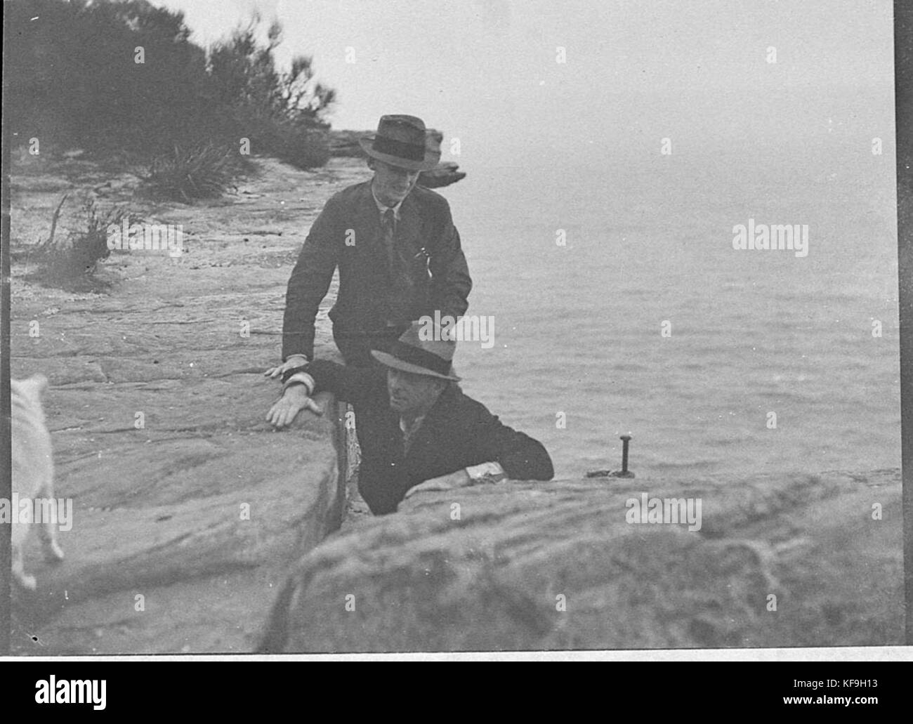 19630 Launch wreck North Head Stock Photo - Alamy